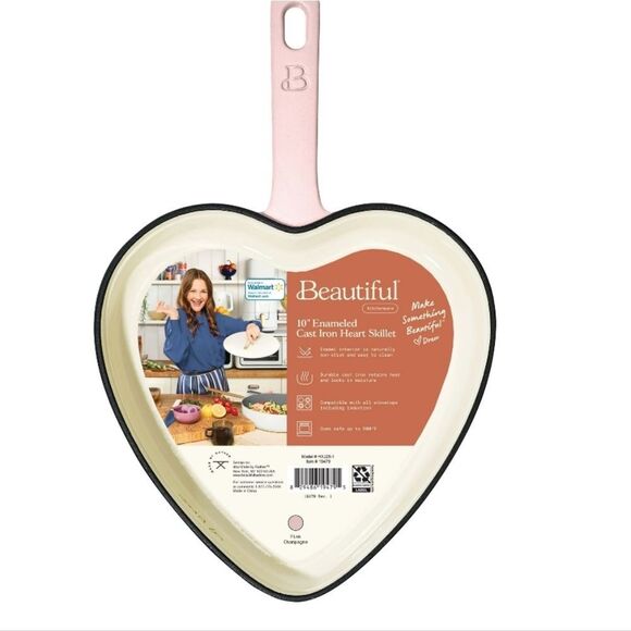Beautiful | Kitchen | Beautiful Enameled Cast Iron Heart Skillet By ...